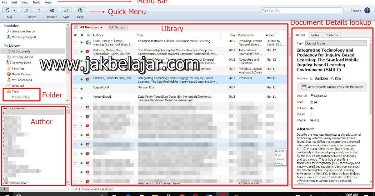 Mendeley Software Gratis Pengelola Referensi dan Sitasi - JakBelajar