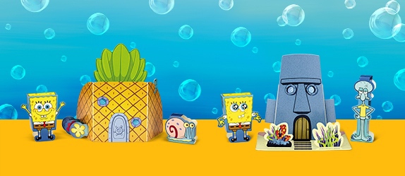 NickALive!: SpongeBob Happy Meals Now Available at McDonald's in the U.K.
