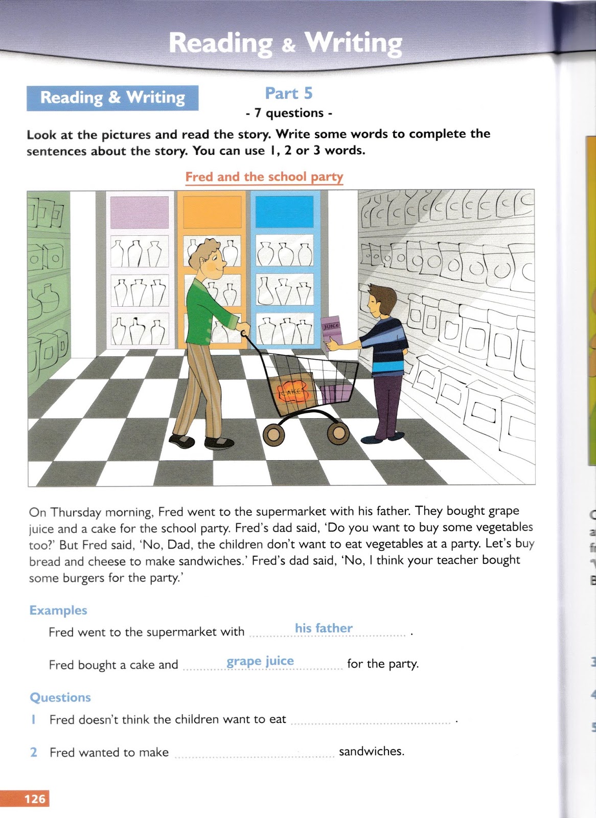 English Cambridge Tests - Complete Movers Tests - Let Your Hair Down!