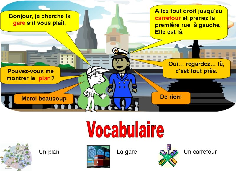 1º GUÍA - DEMANDER / INDIQUER LE CHEMIN