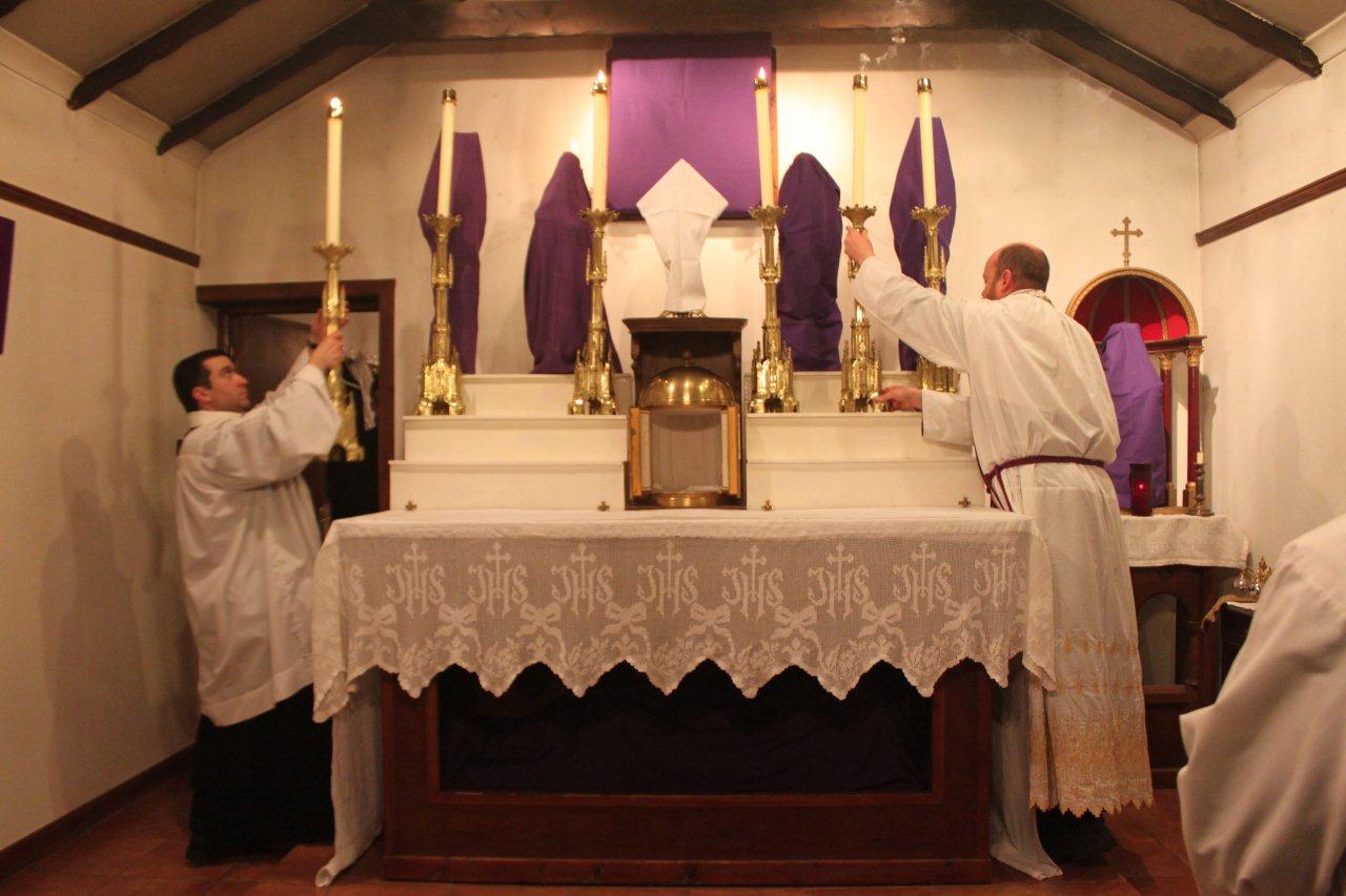 Transalpine Redemptorists at home: Maundy Thursday.