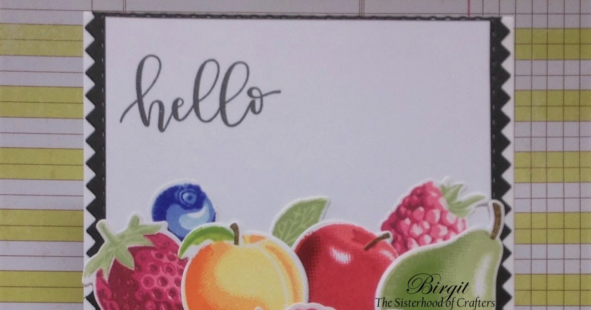 Crafting While I Wait: Fresh Fruit ~ Ink It Up ~ TSOC