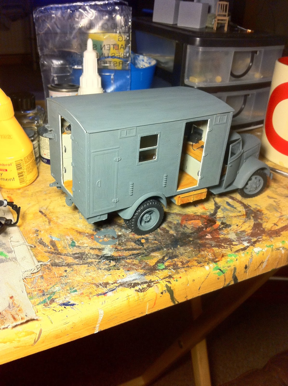 Scale Model Workbench: Opel Blitz Radio Truck