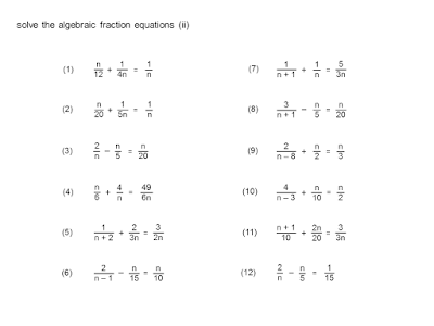 MEDIAN Don Steward mathematics teaching: equations involving algebraic ...
