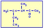 a) 3, 4 – dimetil – 5 – hexanona.