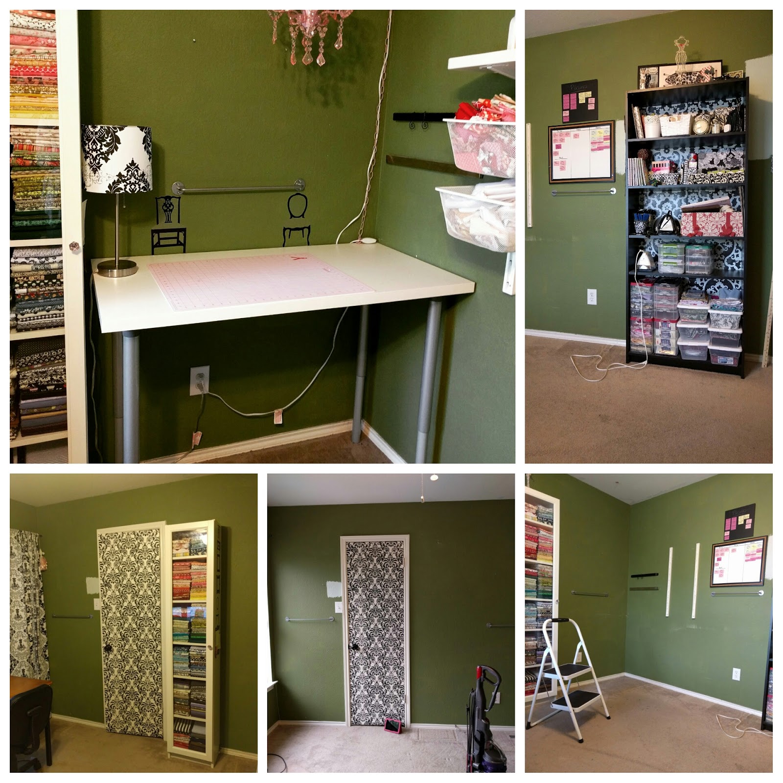 Aux Belles Choses: Sewing Room Redo Progress