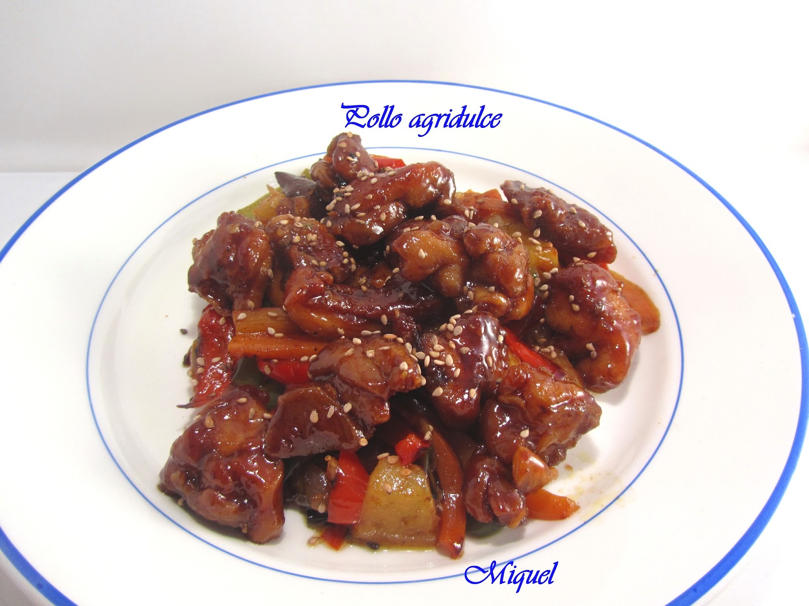 Les receptes del Miquel: Pollo agridulce