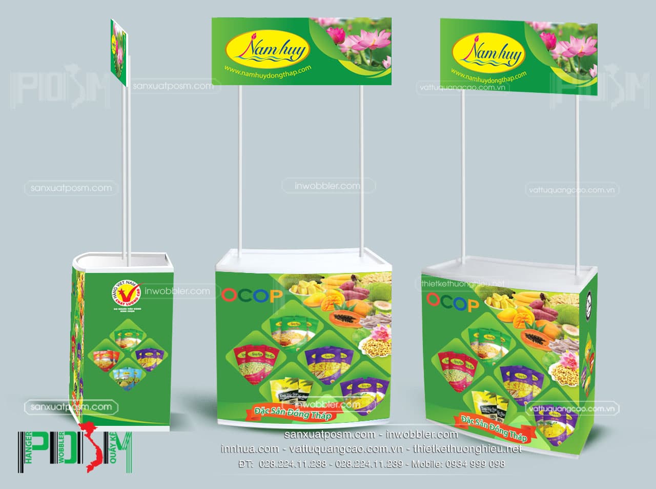 Booth sampling nhựa ra mắt, booth sampling khuyến mãi sản phẩm