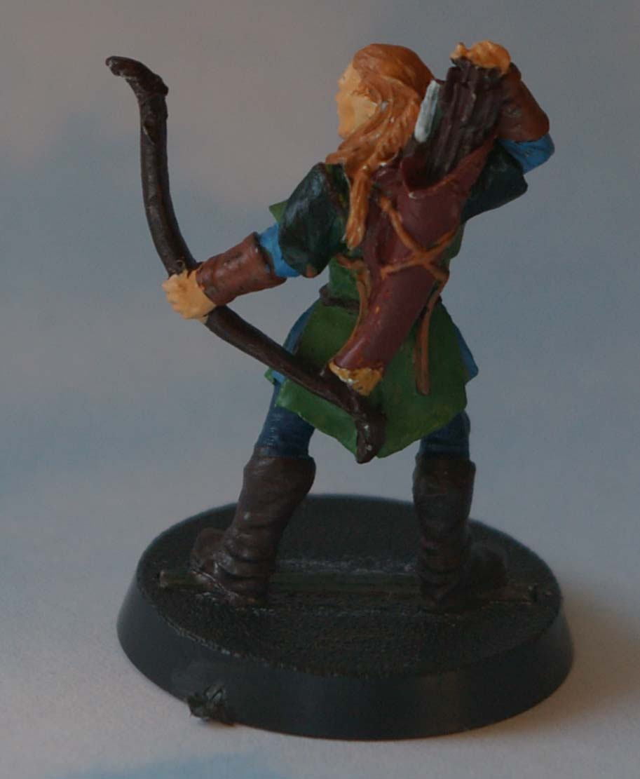 Painted Figures: Older Citadel and GW Miniatures: Painting Legolas Part 2