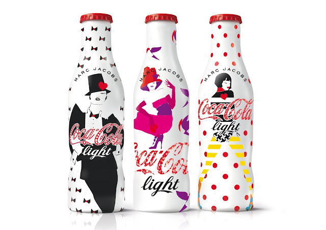 Coca-Cola light Marc Jacobs Collection flesjes