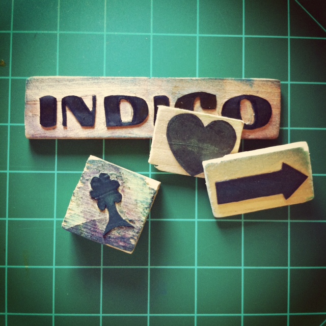 indigo 26: DIY Bike Tire Stamps