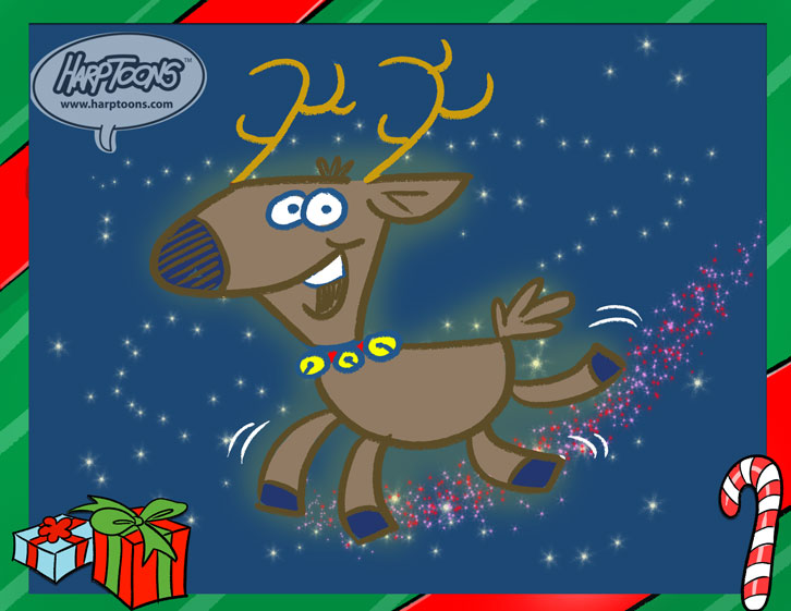 Harptoons: Drawing Christmas Videos