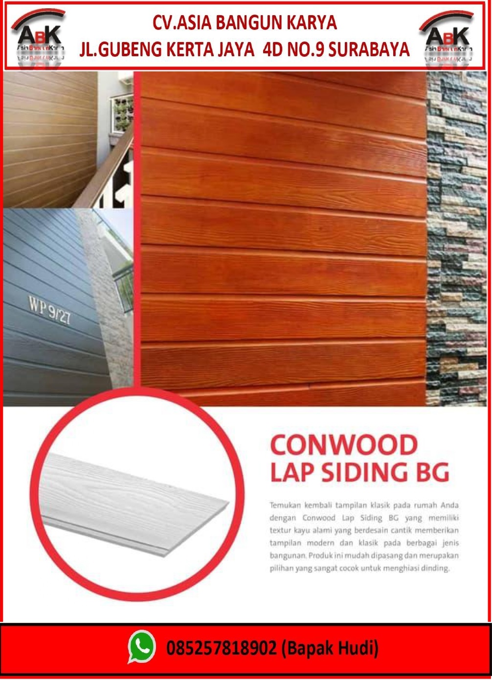 Conwood Lap Siding Bg (Dinding)