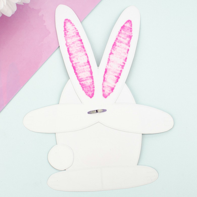 Moving Bunny Craft (with bunny template) - Messy Little Monster