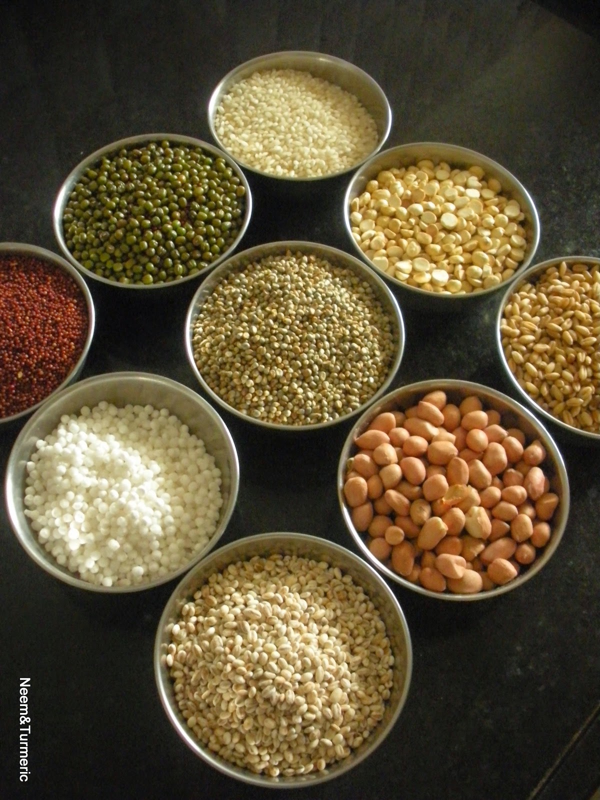 Neem and Turmeric: Kanji/ Sathu Mavvu Podi (Multigrain Porridge Powder)