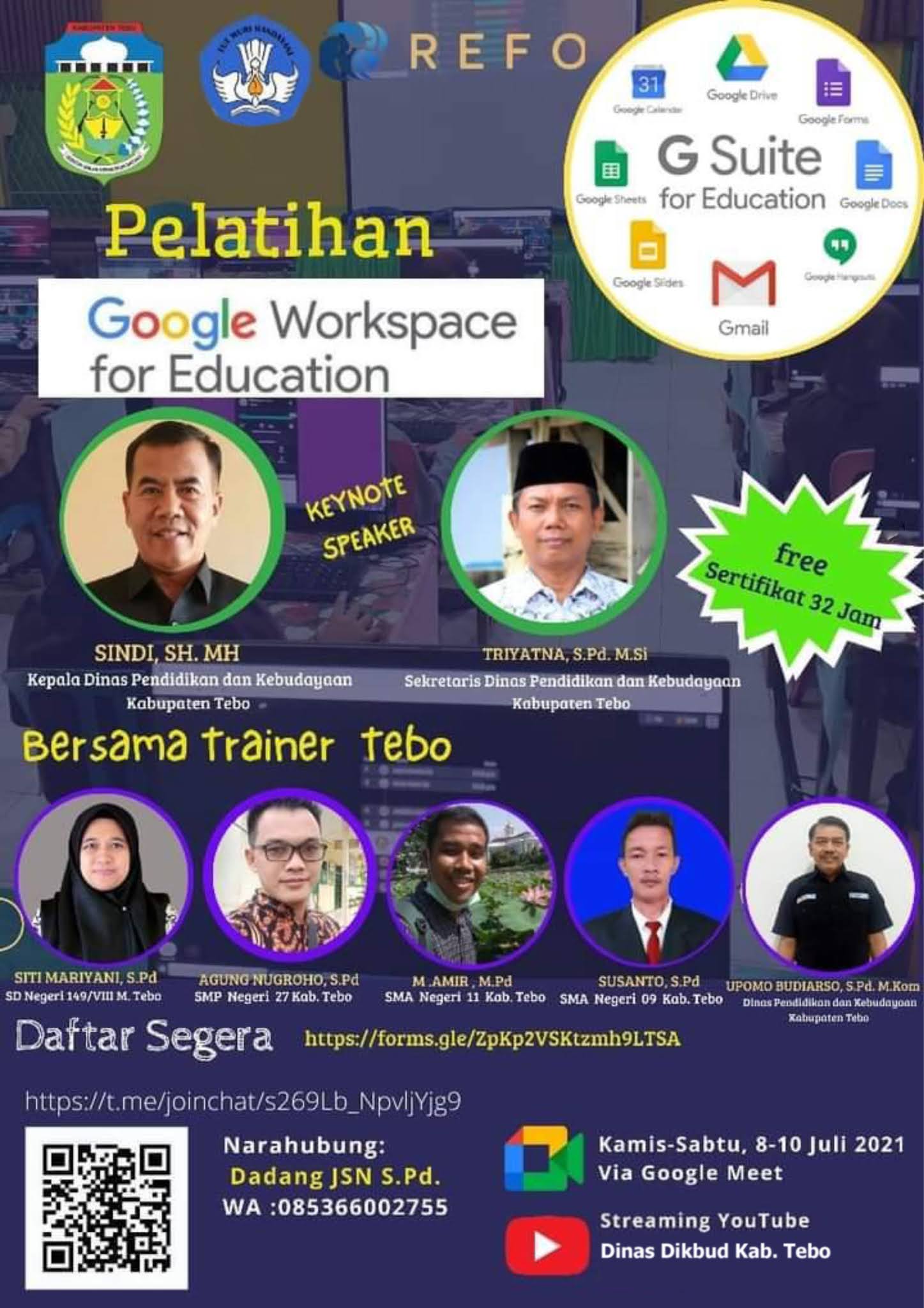 Ayo Ikuti! Pelatihan Google Workspace for Education di Kabupaten Tebo ...