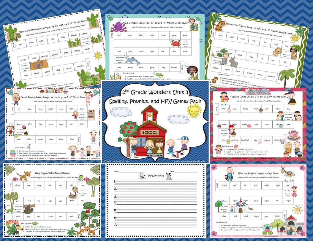 Sandy's Learning Reef: A Look Back at Unit 1 in Wonders