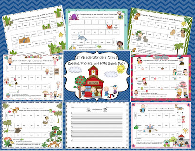 Sandy's Learning Reef: A Look Back at Unit 1 in Wonders