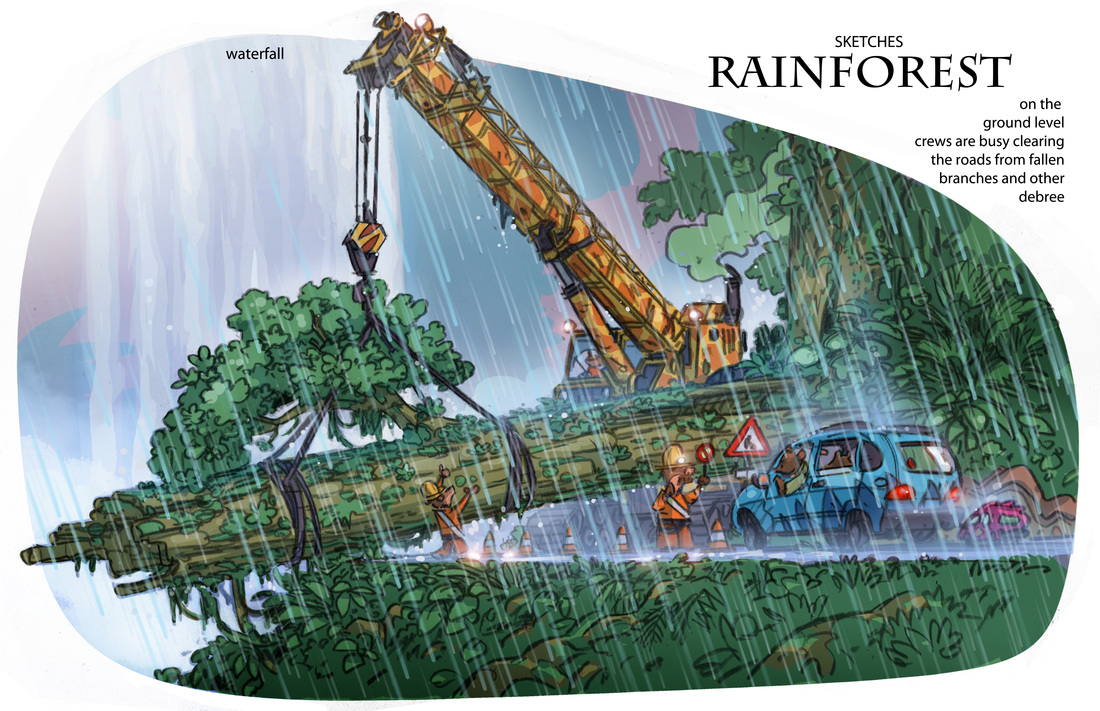 For Glorious Zootopia: The Art of Zootopia #4 Rainforest District