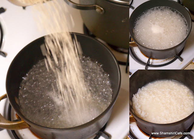 Creamy yogurt Parmesan rice