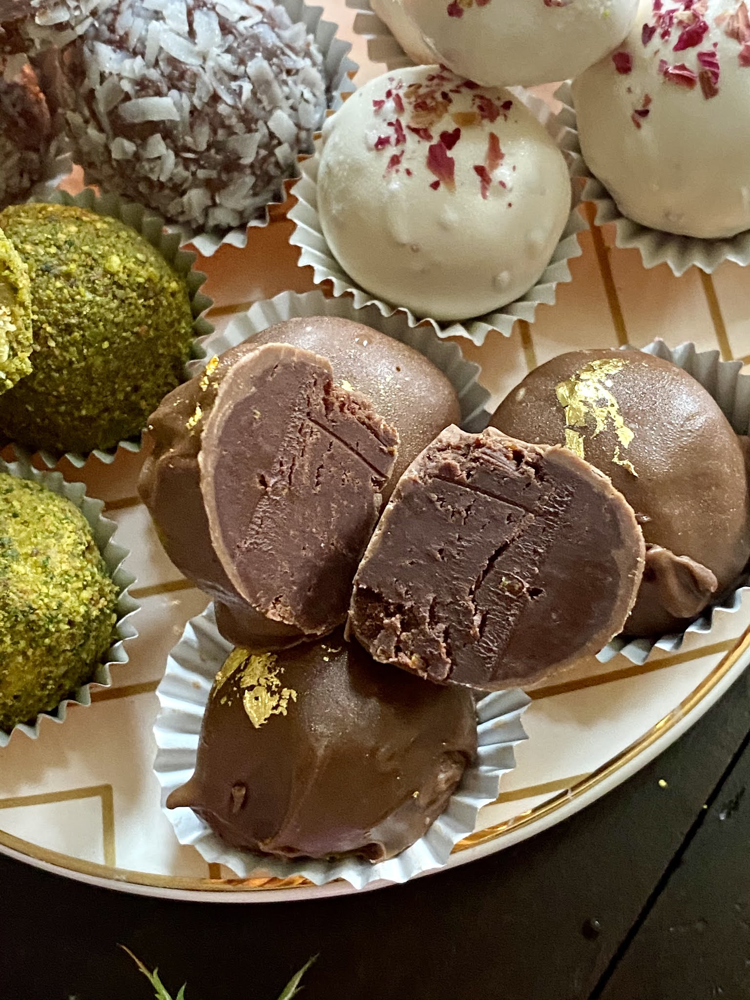 Manju's Eating Delights: Indian fusion Truffles | Diwali Truffles