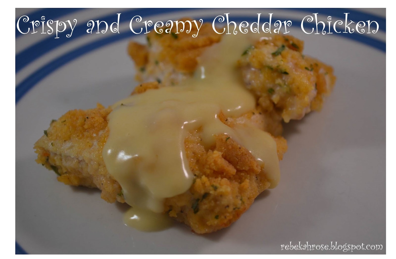 Crispy and Creamy Cheddar Chicken