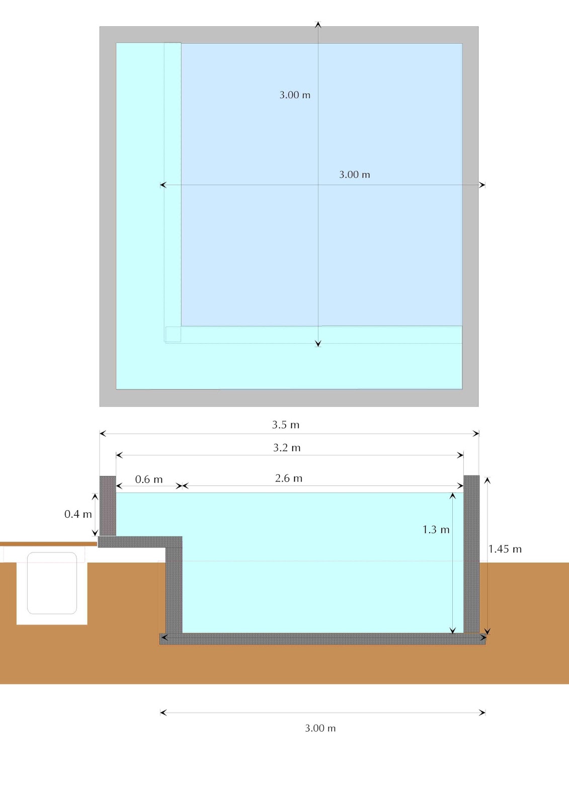 Conception de ma piscine - spa – Construction d'une petite piscine en ...