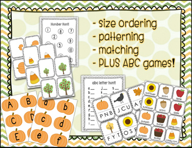 Pre-K Tweets: Fall Mega Pack!