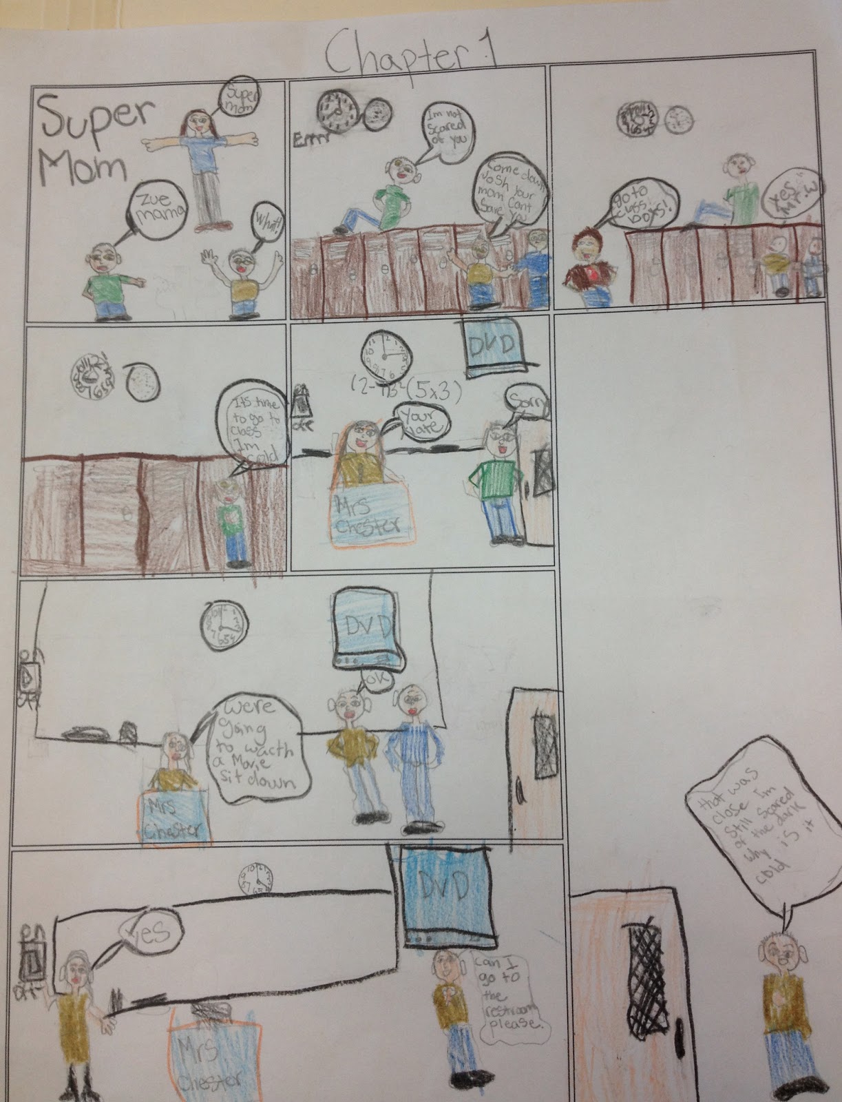 Kid Lit Frenzy: Comic Strip Writing - 5th Grade Project