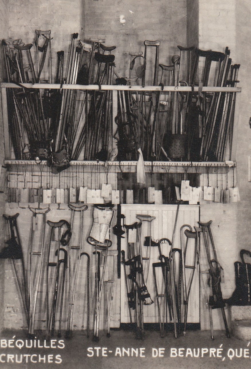 old time religion by Jim Linderman: The Crutches of Quebec. Catholic ...