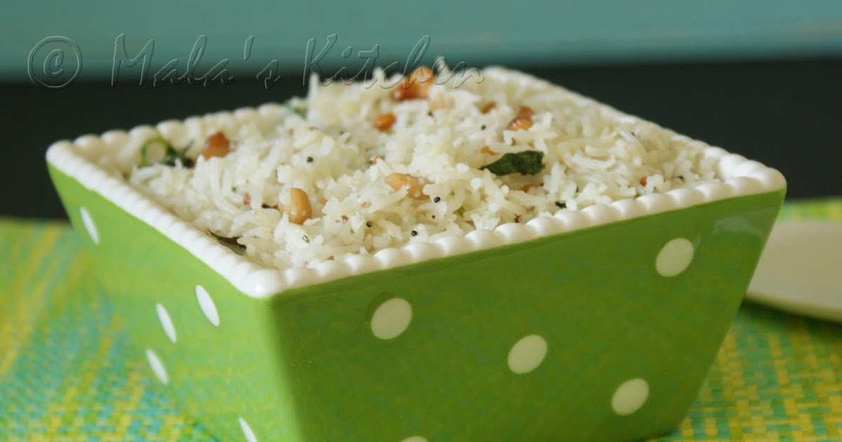 Coconut Rice | Thenga Sadam - Malas-Kitchen