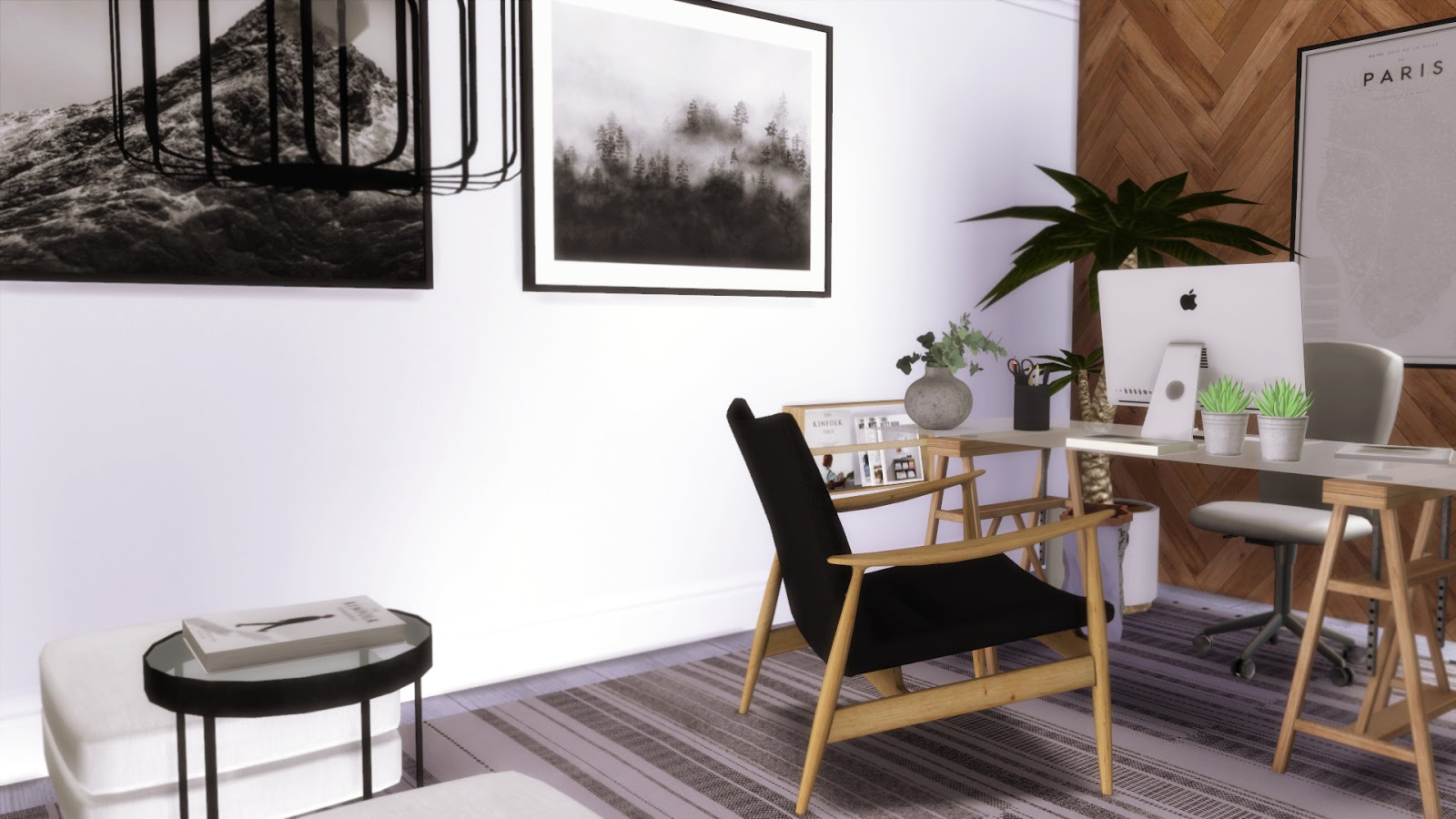 SIMS 4 - SINGLE DAD HOUSE WITH TWIN DAUGTHERS DL + CC - Bárbara Sims