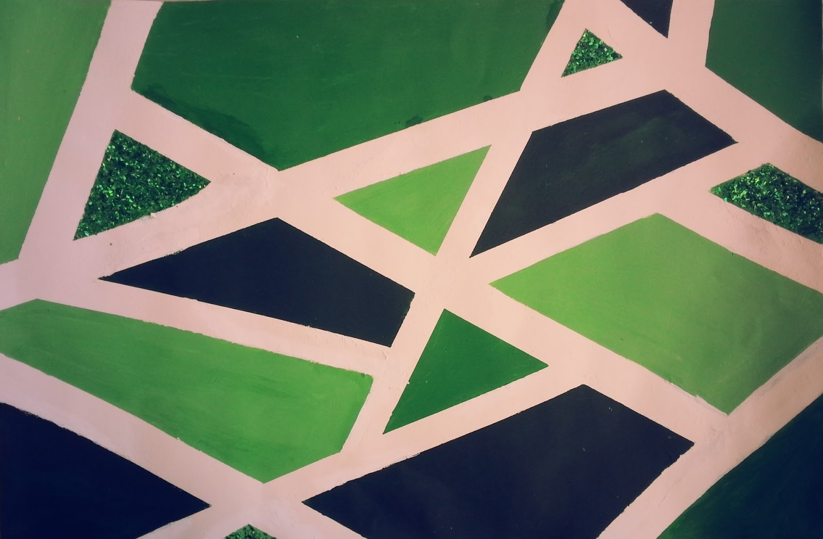 Abstract Art Painting With Tape at Wallace Swindler blog