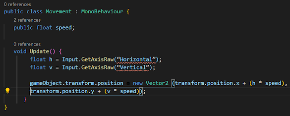 Unity - Basic Movement Scripting