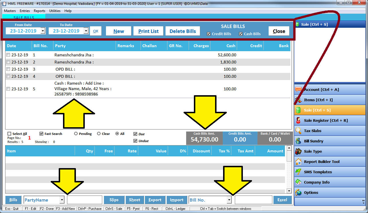 Mini Hospital OPD IPD Billing Software ~ Billing Software Guru