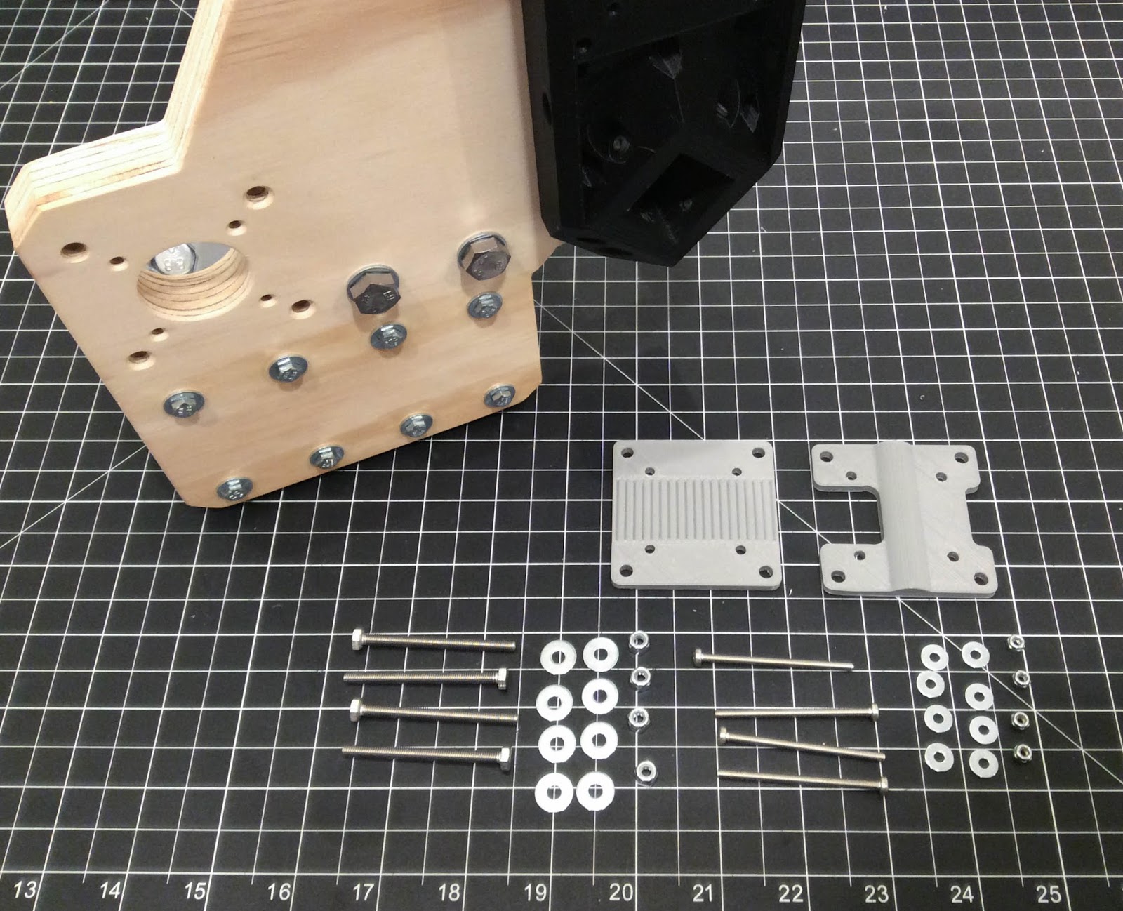 Spare Time Notebook: Root 3 CNC - Installing the X-Axis Belt Mount