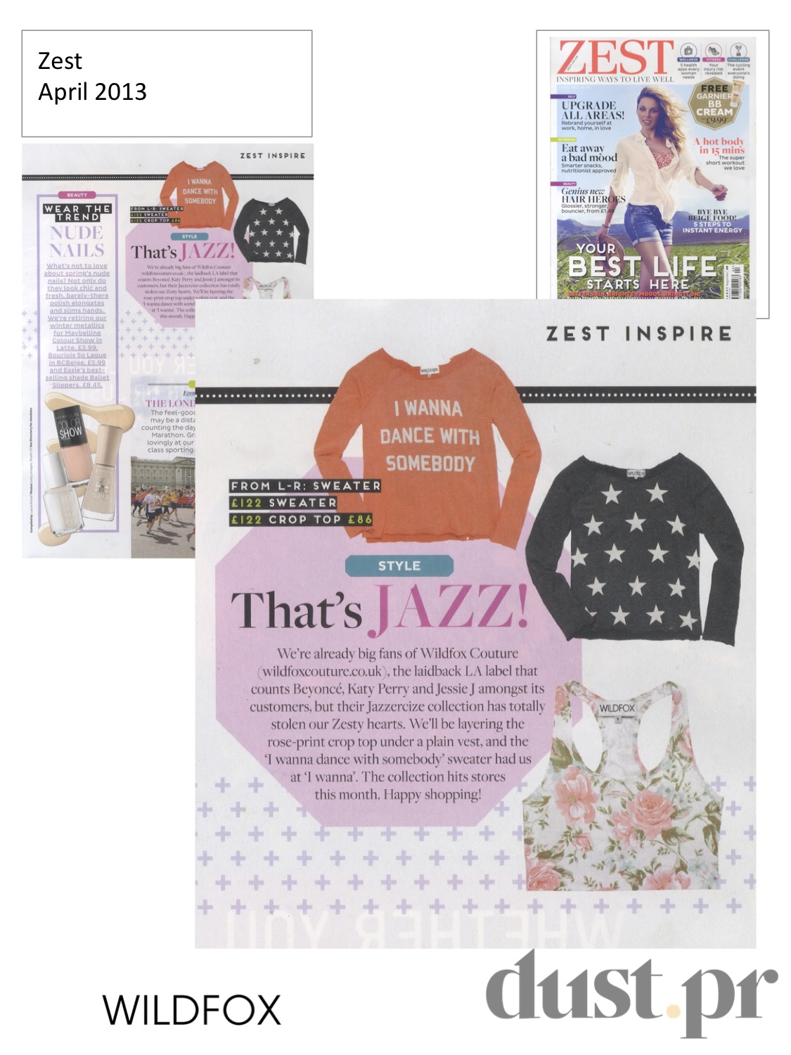 TEACUP BOUTIQUE LONDON: WILDFOX featured in Zest Magazine!