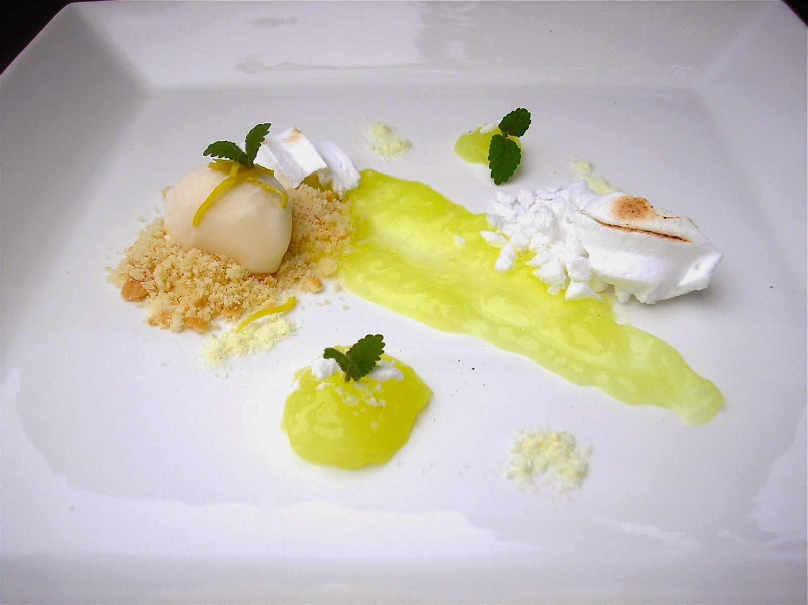 food play: ' deconstructed LEMON MERINGUE PIE