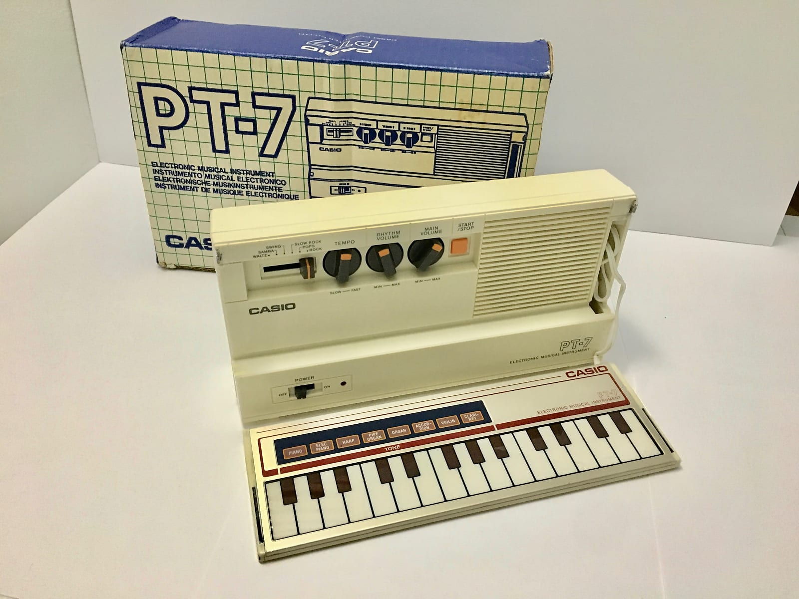 MATRIXSYNTH: 1984 Casio PT-7 - Analog Rhythm Machine with Digital ...
