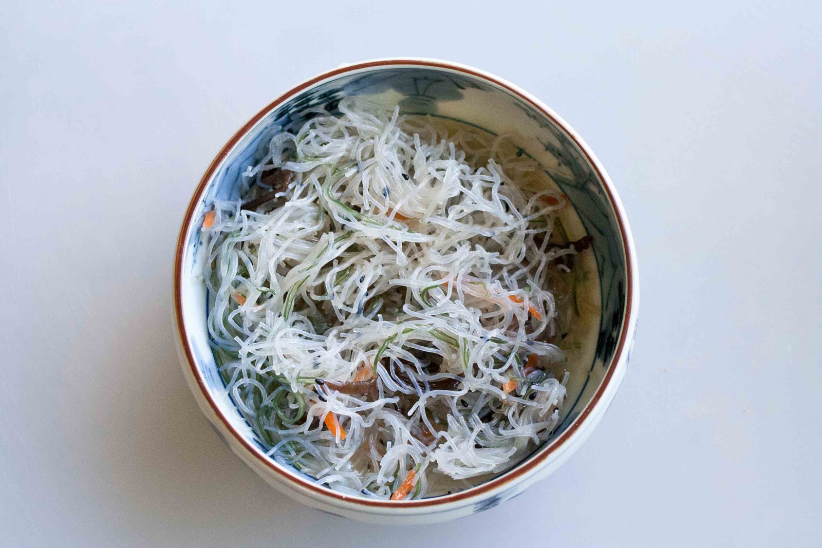 FOODjimoto: Cucumber Salad with Saifun--Bean Threads