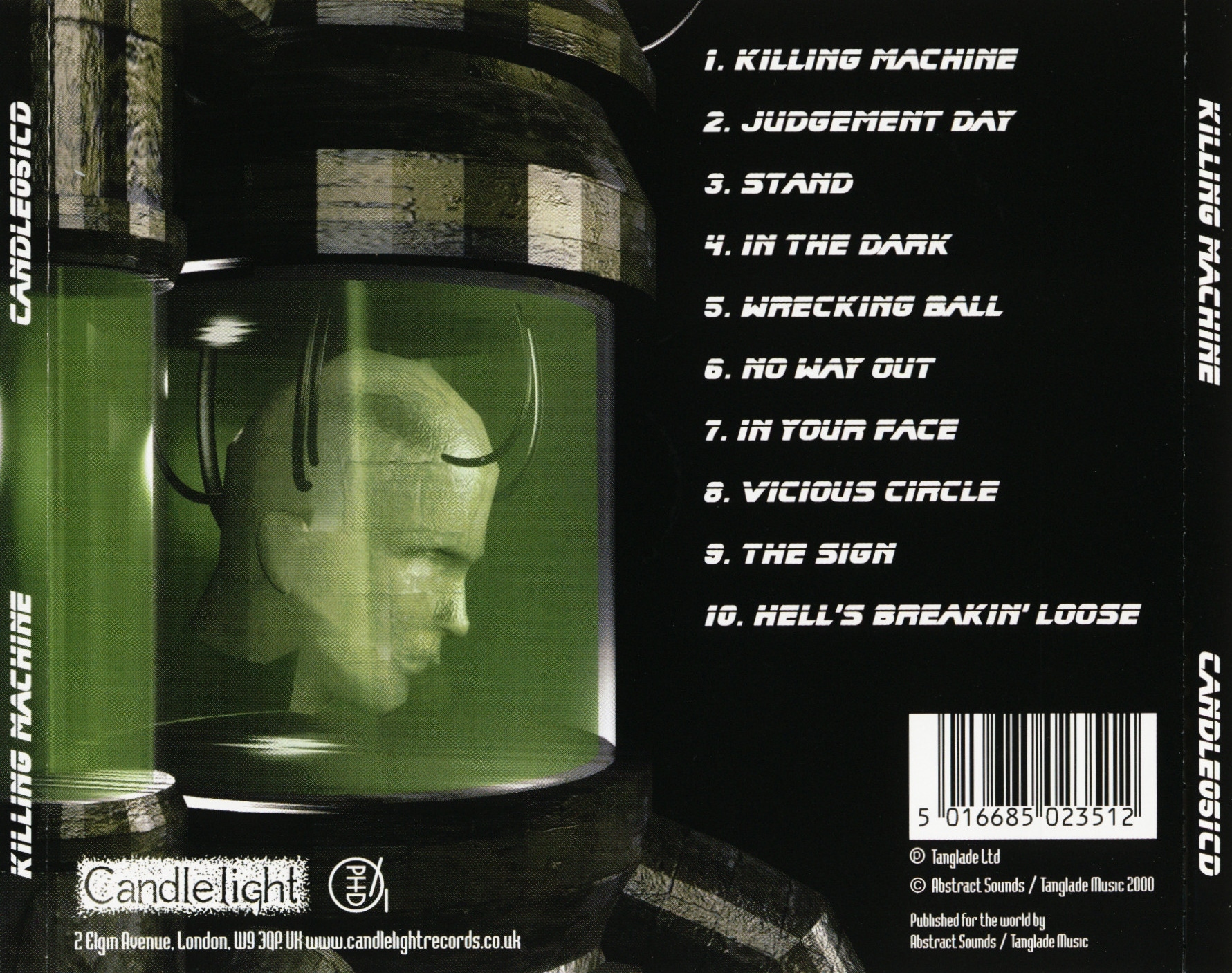 Nightmare be thy Name: Killing Machine - Killing Machine (2000)