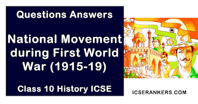 Questions Answers of National Movement during First World War (1915-19 ...