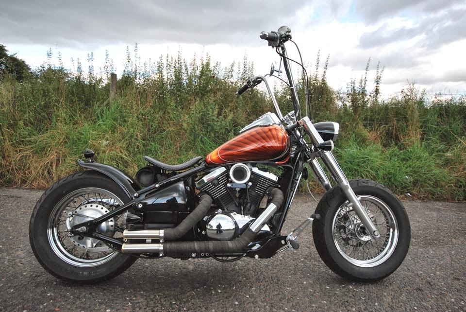 Caulfield Leather - Custom Motorcycle Seats: VN800 Bobber Custom Paint Caulfield Leather - Custom Motorcycle Seats: VN800 Bobber Custom Paint
