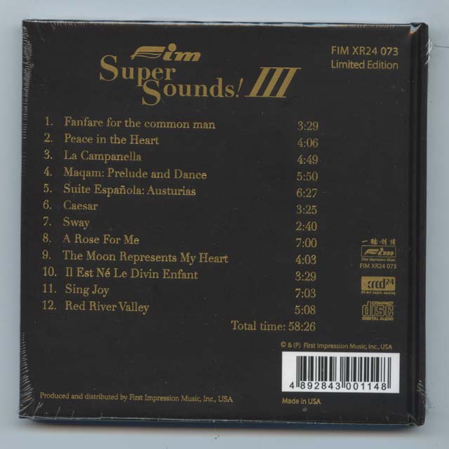 ENTRE MUSICA: FIM - Super sounds III V.A. (XRCD24)