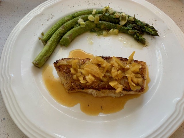 Harvest Moon by Hand: Halibut with Citrus-Ginger Glaze - Whole30