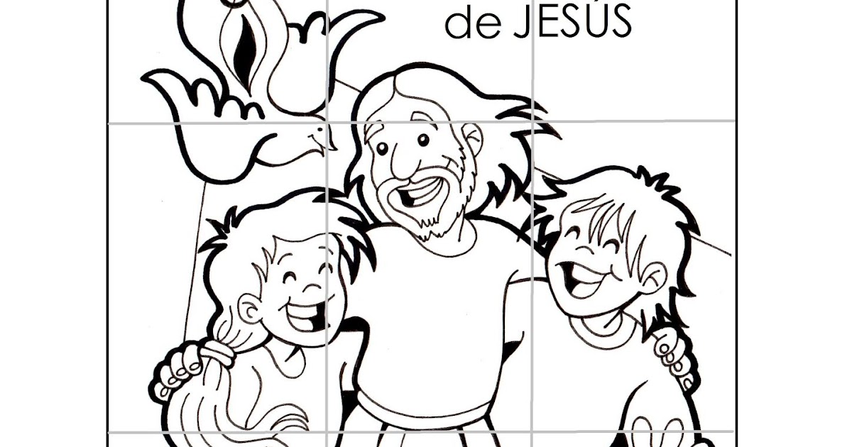 El Rincón de las Melli: ROMPECABEZAS: Amigos de Jesús