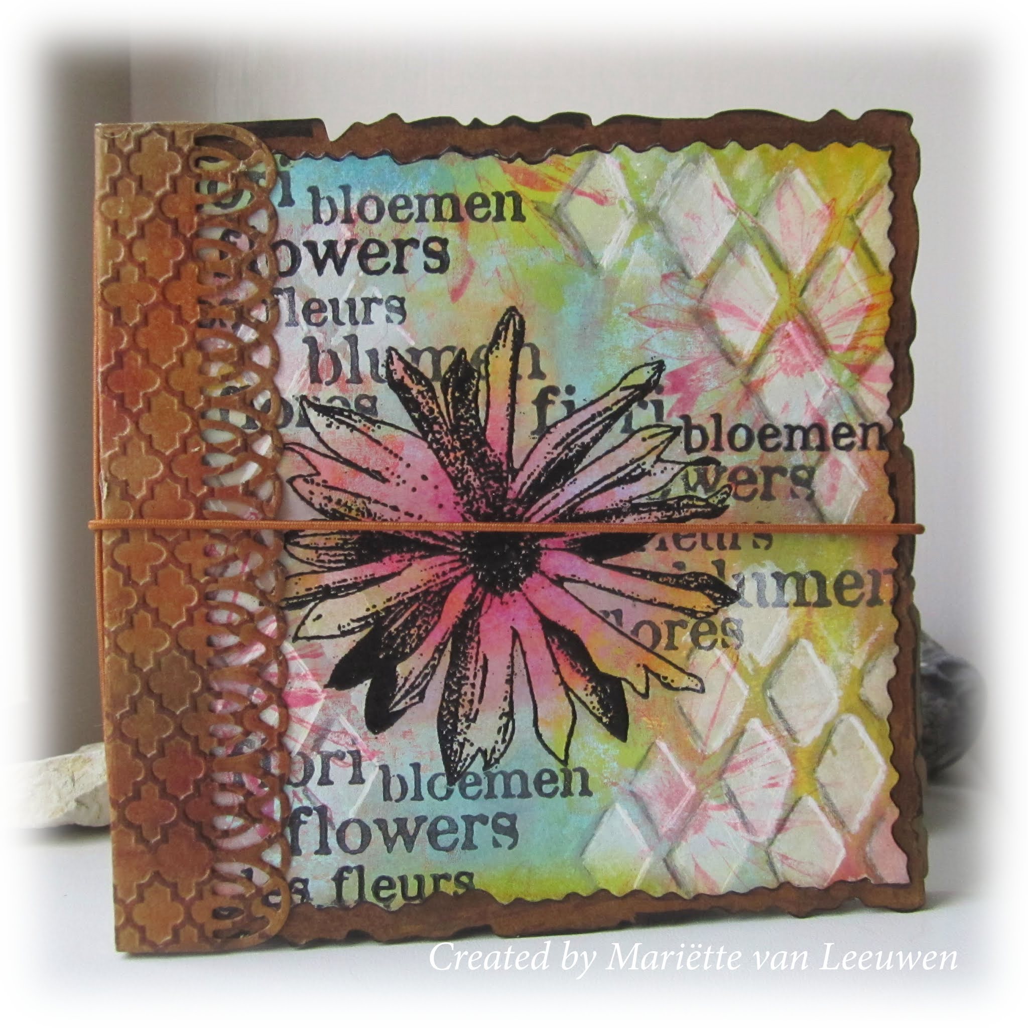 Stamping Mariëtte: Art journal boekje