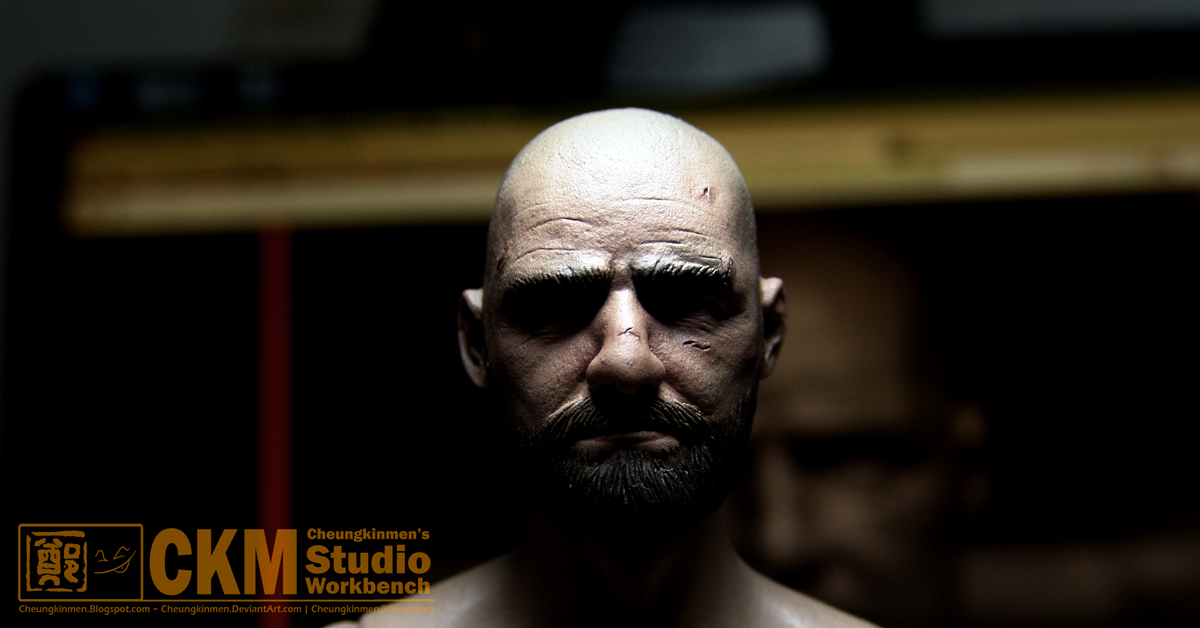 cheungkinmen's workbench: 1/6 Max Payne / Angry Gringo painted sculpt