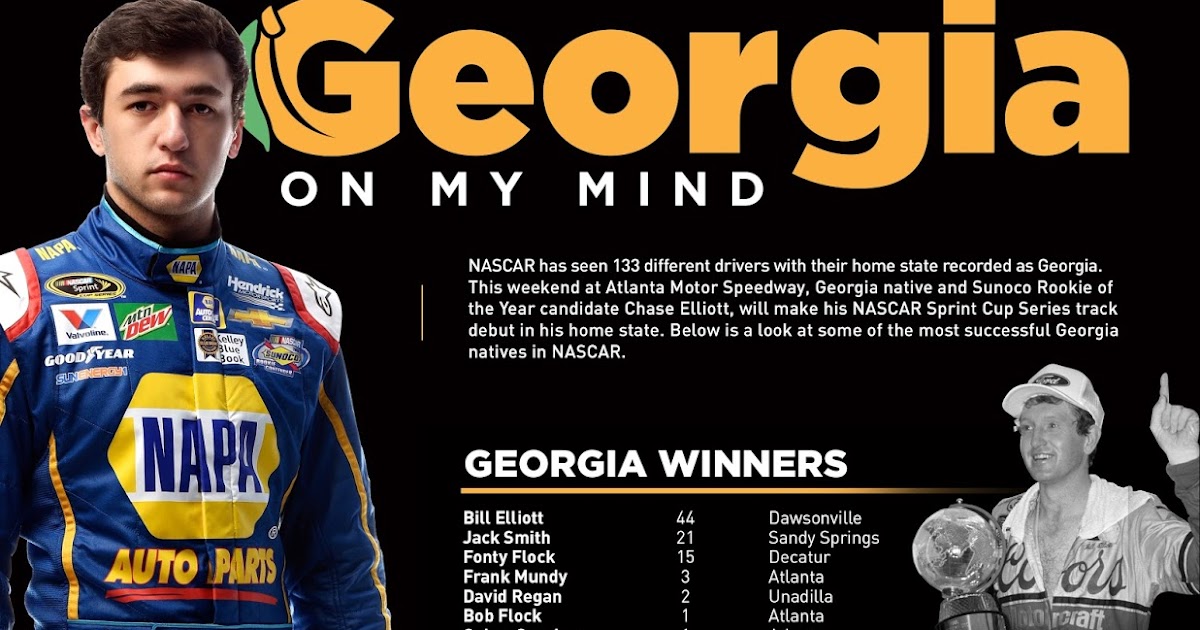 NASCAR Race Mom: Infographic On Georgia Natives Who Competed In The ...