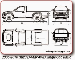 Vector Blueprints - Cars, Trucks, Busses and others: Isuzu - Vector ...